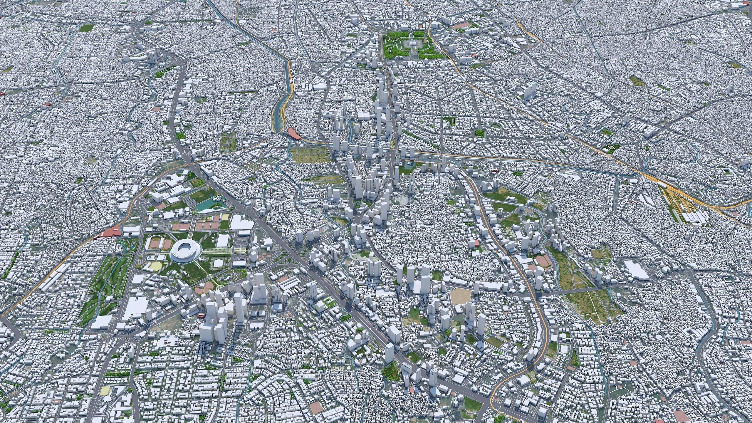3D model Jakarta City Indonesia VR / AR / low-poly | CGTrader