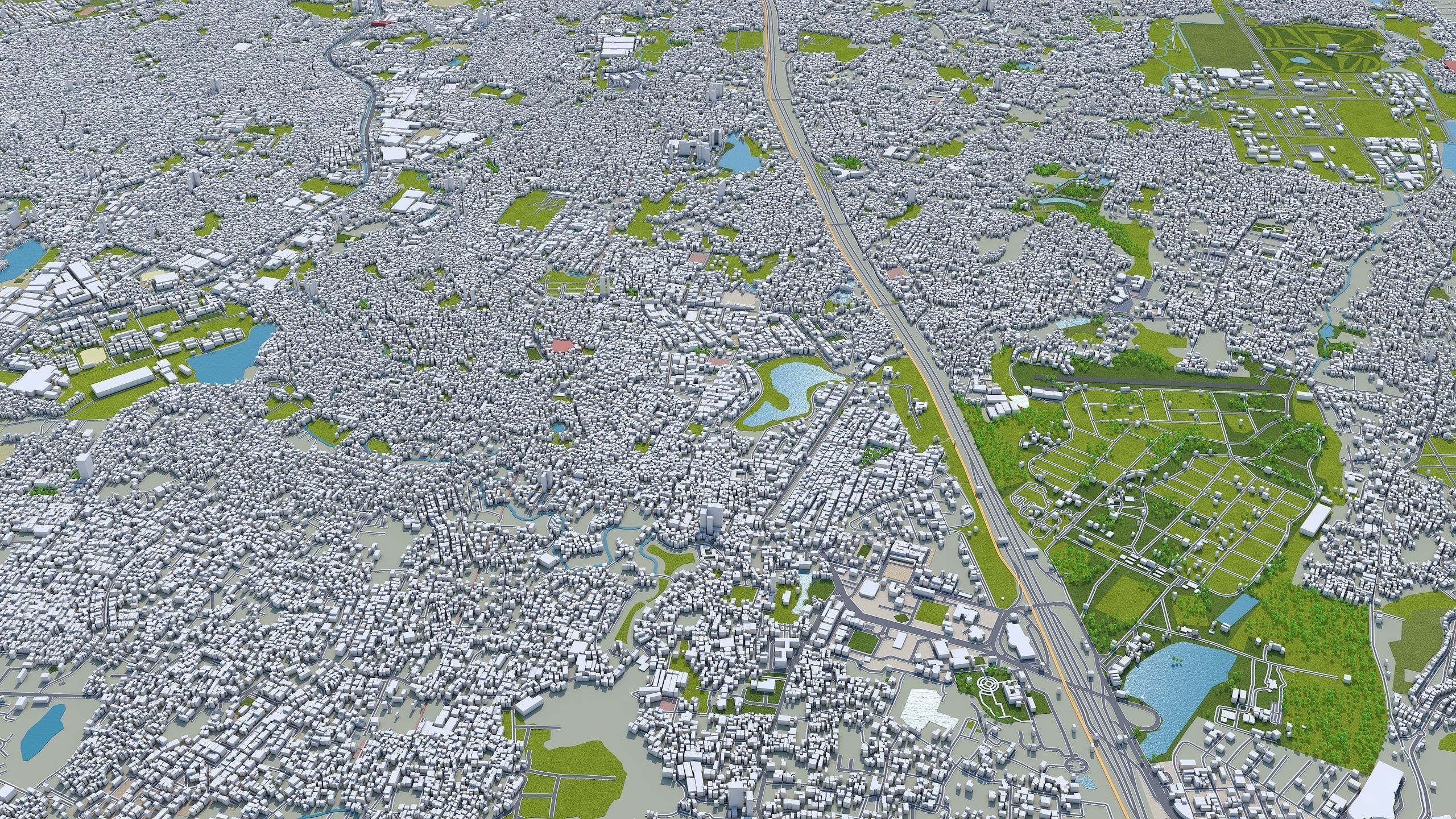 3D model Jakarta City Indonesia VR / AR / low-poly | CGTrader