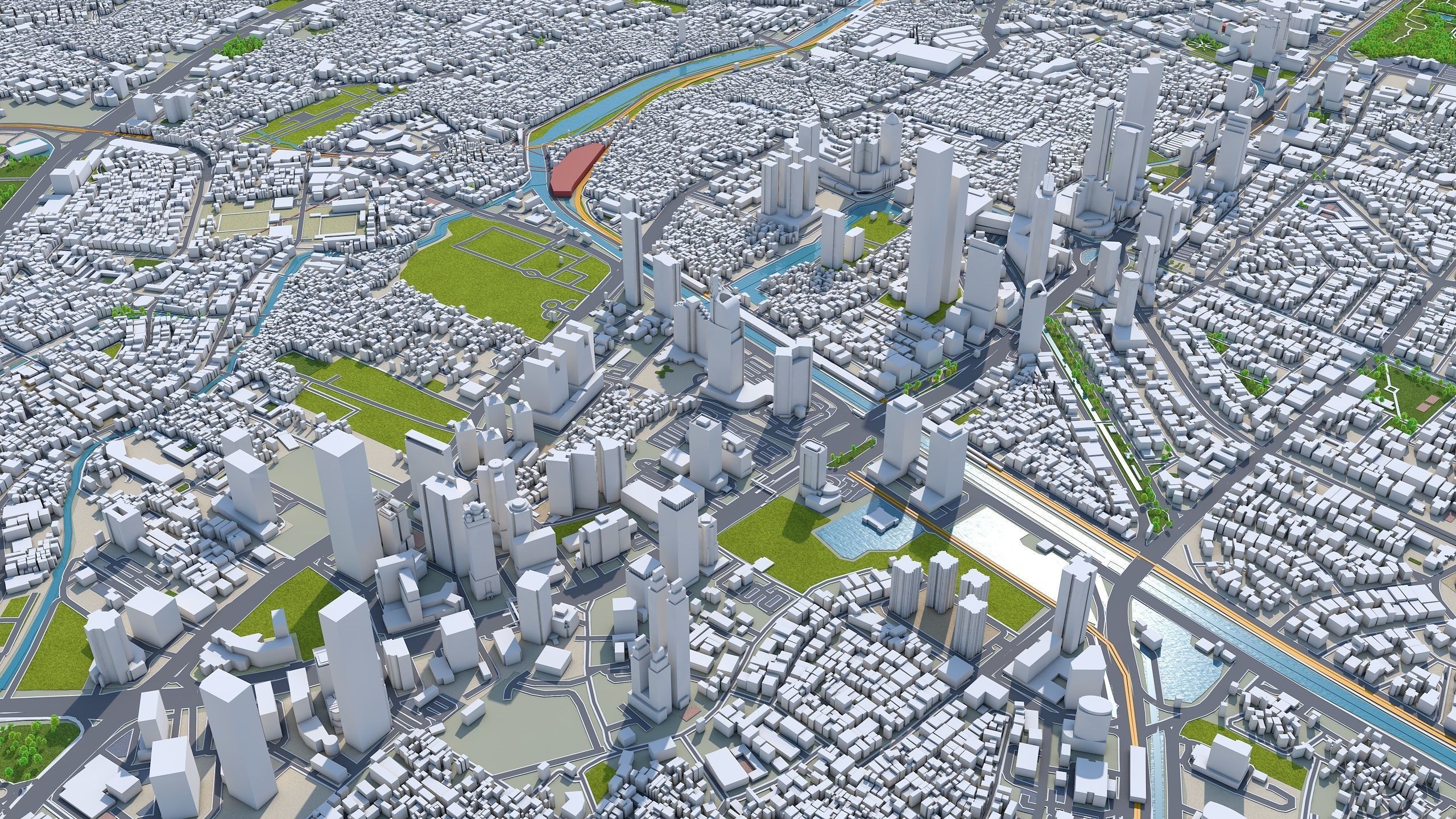 3D model Jakarta City Indonesia VR / AR / low-poly | CGTrader