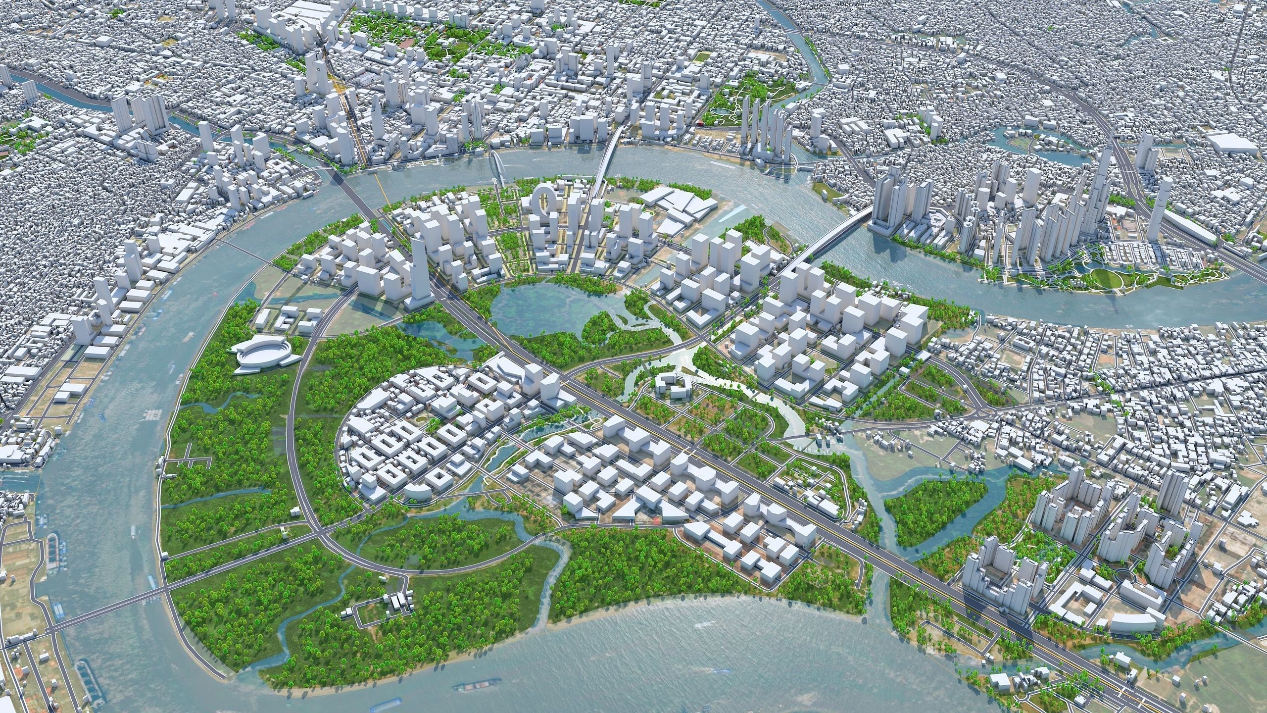 3D model Ho Chi Minh City in Vietnam VR / AR / low-poly | CGTrader