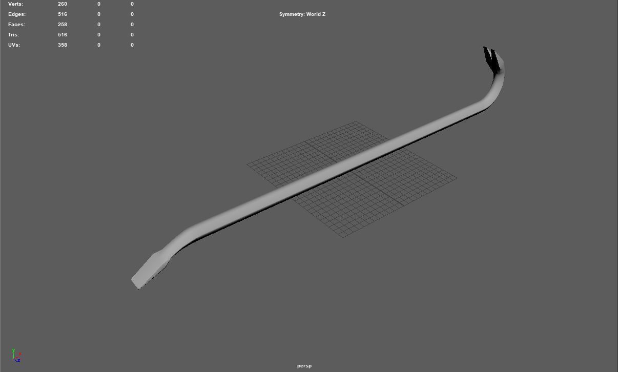 3D model Crowbar five color options VR / AR / low-poly | CGTrader