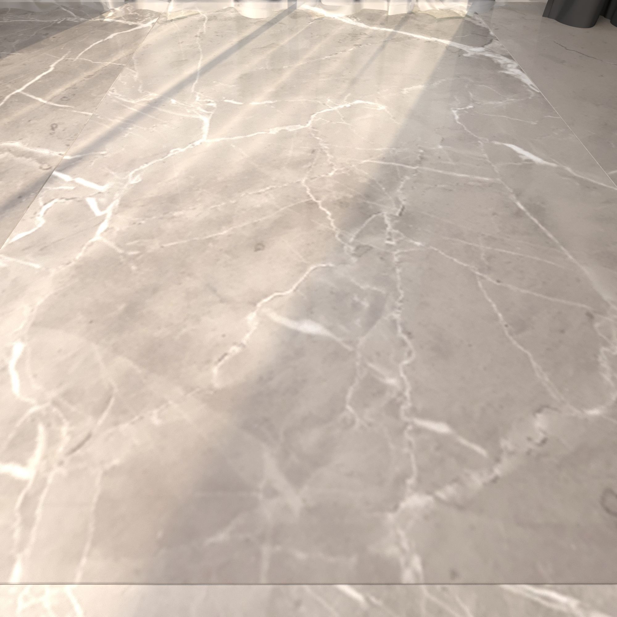 Marble Floor Elegant Greige 120x240 tiles 3D model