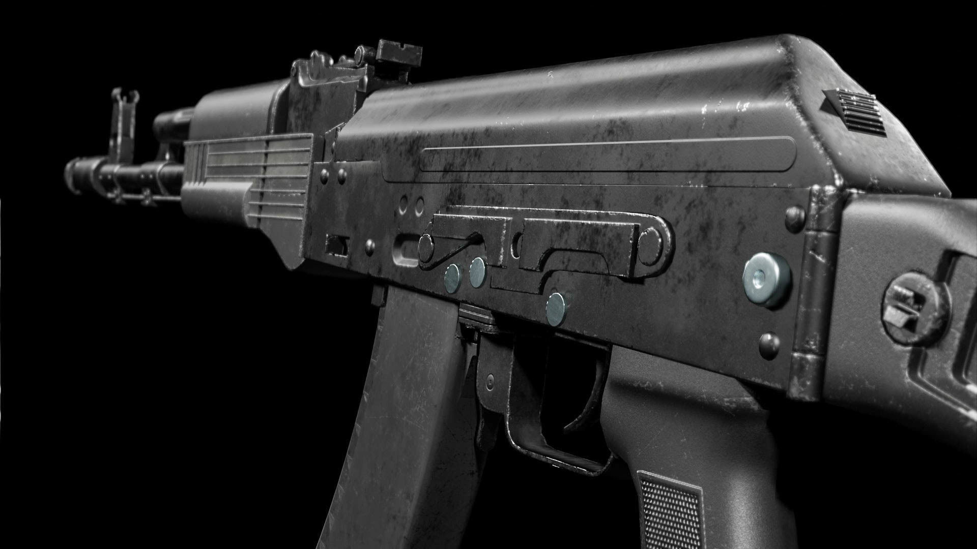 3D model AK74M ak - rifle VR / AR / low-poly | CGTrader