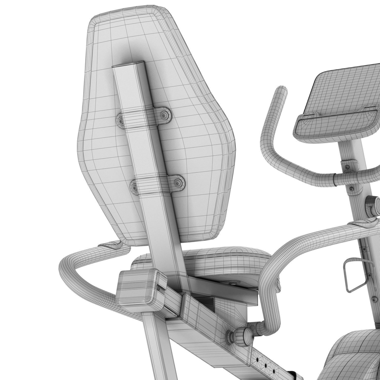 Horizontal exercise bike Hop-Sport HS-060L 3D model | CGTrader