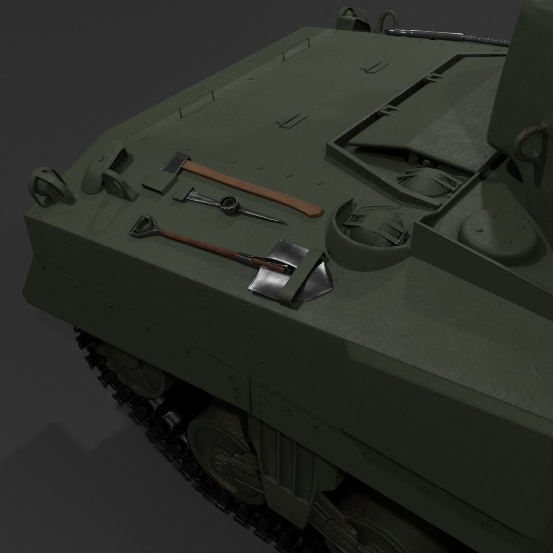 M4 Sherman Medium Tank free 3D model | CGTrader