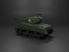 M4A2 76 W Sherman Medium Tank free 3D model | CGTrader