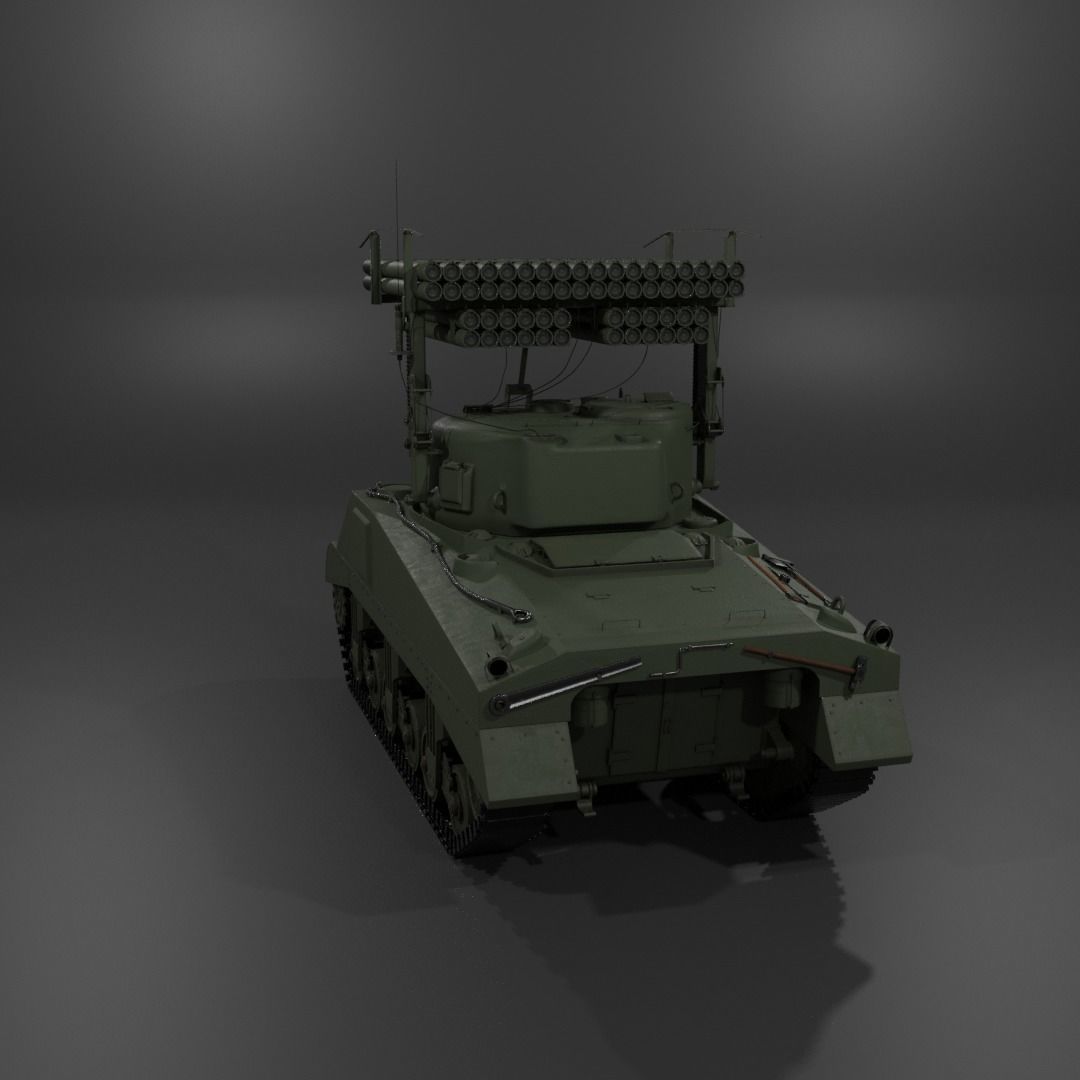 T34 Calliope free 3D model | CGTrader