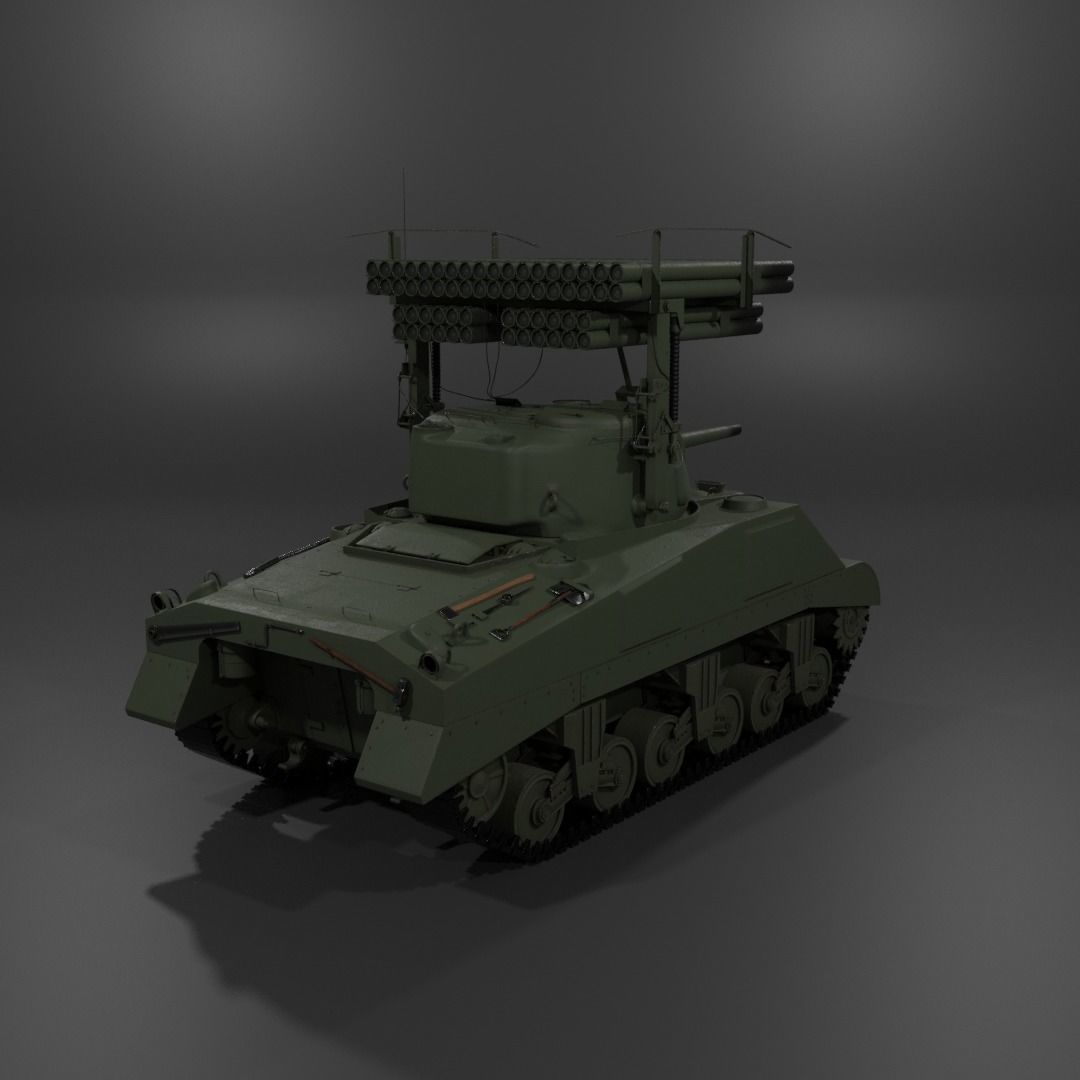 T34 Calliope free 3D model | CGTrader