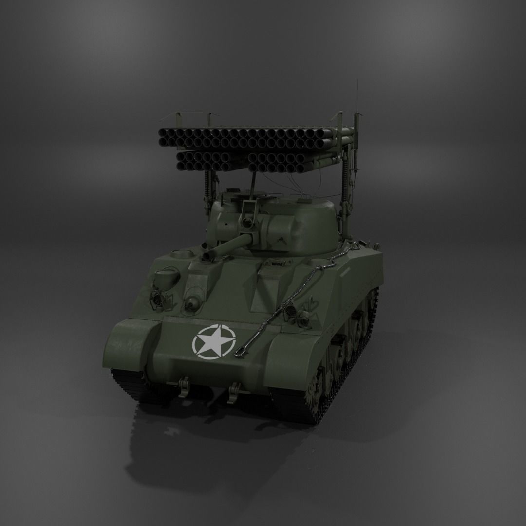 T34 Calliope free 3D model | CGTrader