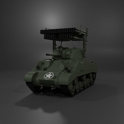 T34 Calliope free 3D model | CGTrader