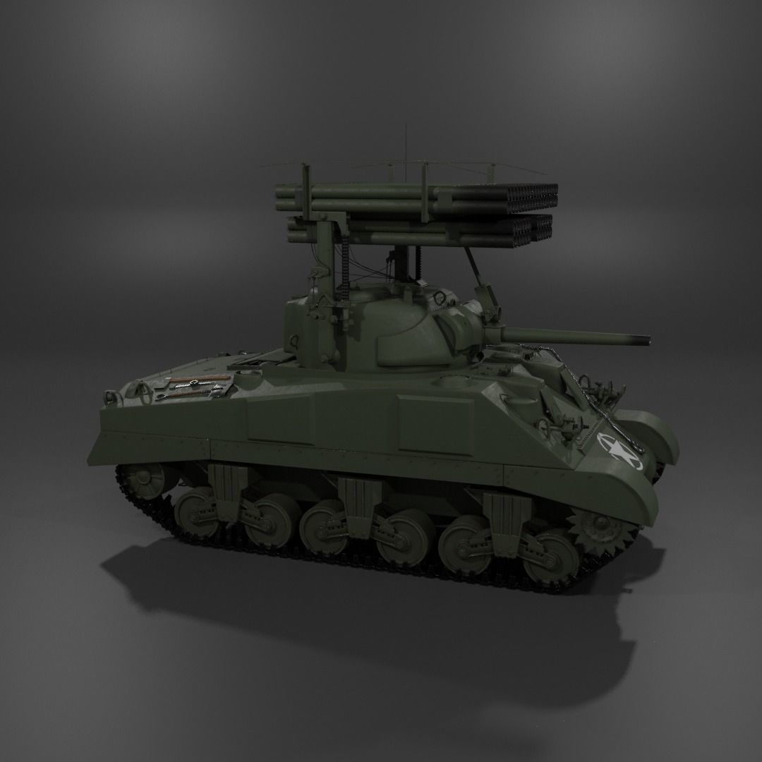 T34 Calliope free 3D model | CGTrader