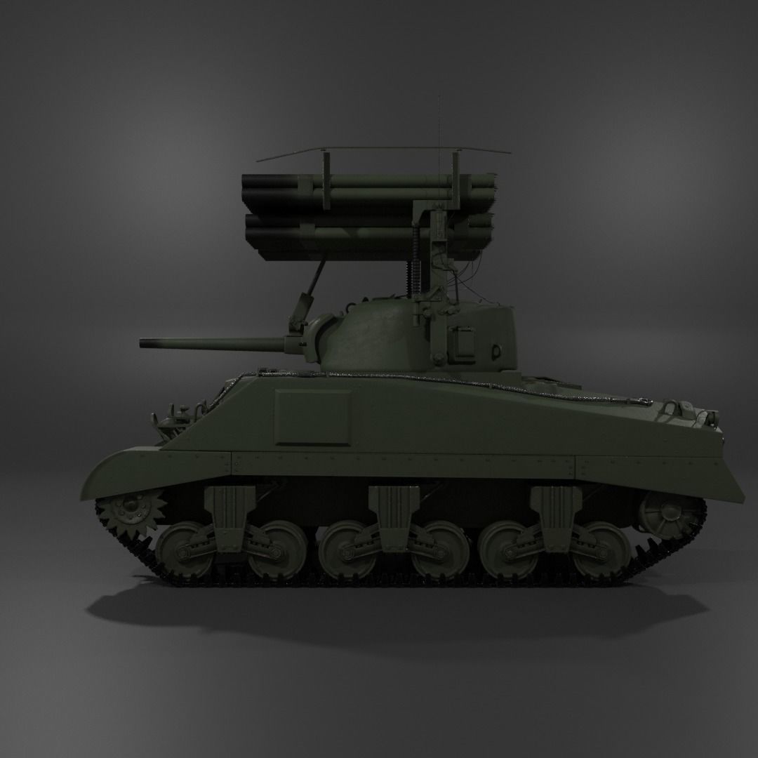 T34 Calliope free 3D model | CGTrader