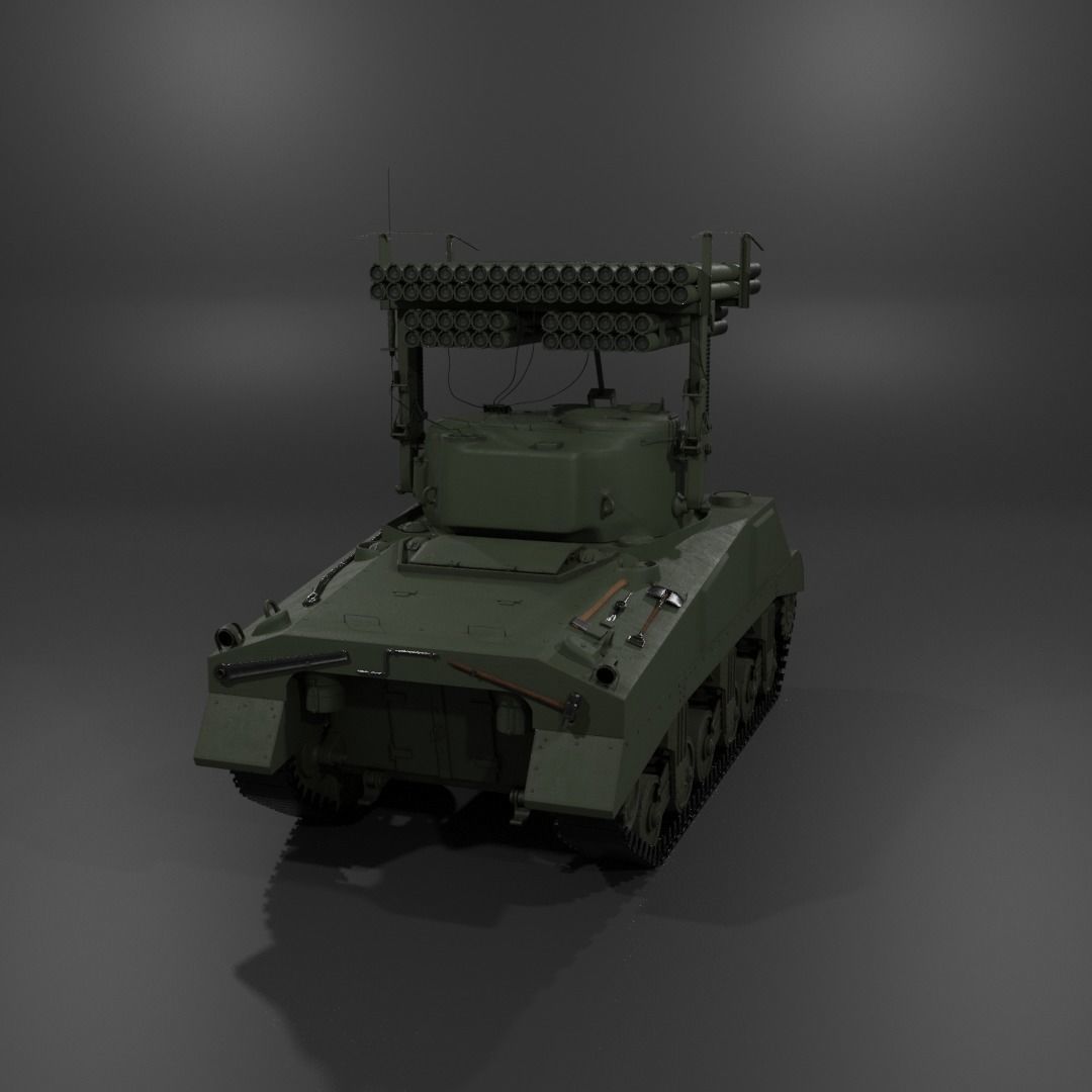 T34 Calliope free 3D model | CGTrader