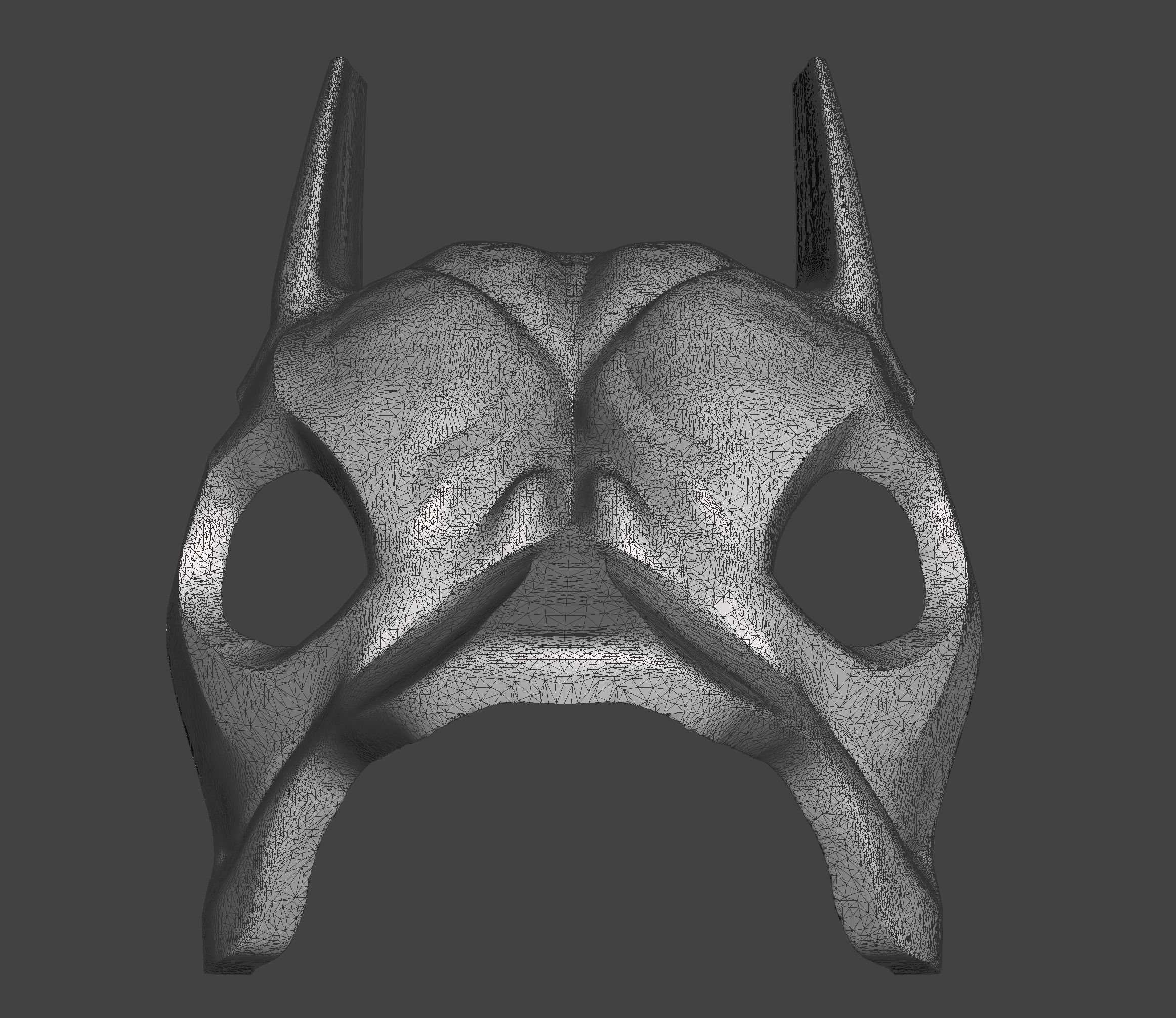 Bat-can mask 3D model 3D printable | CGTrader