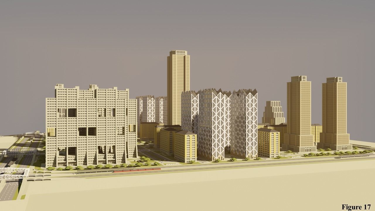 Building Blocks for Modern City Scenes - Kit 01 free 3D model | CGTrader