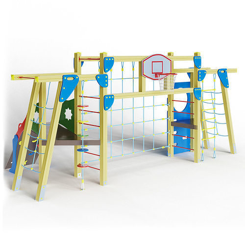 Sports mini complex 3D model | CGTrader