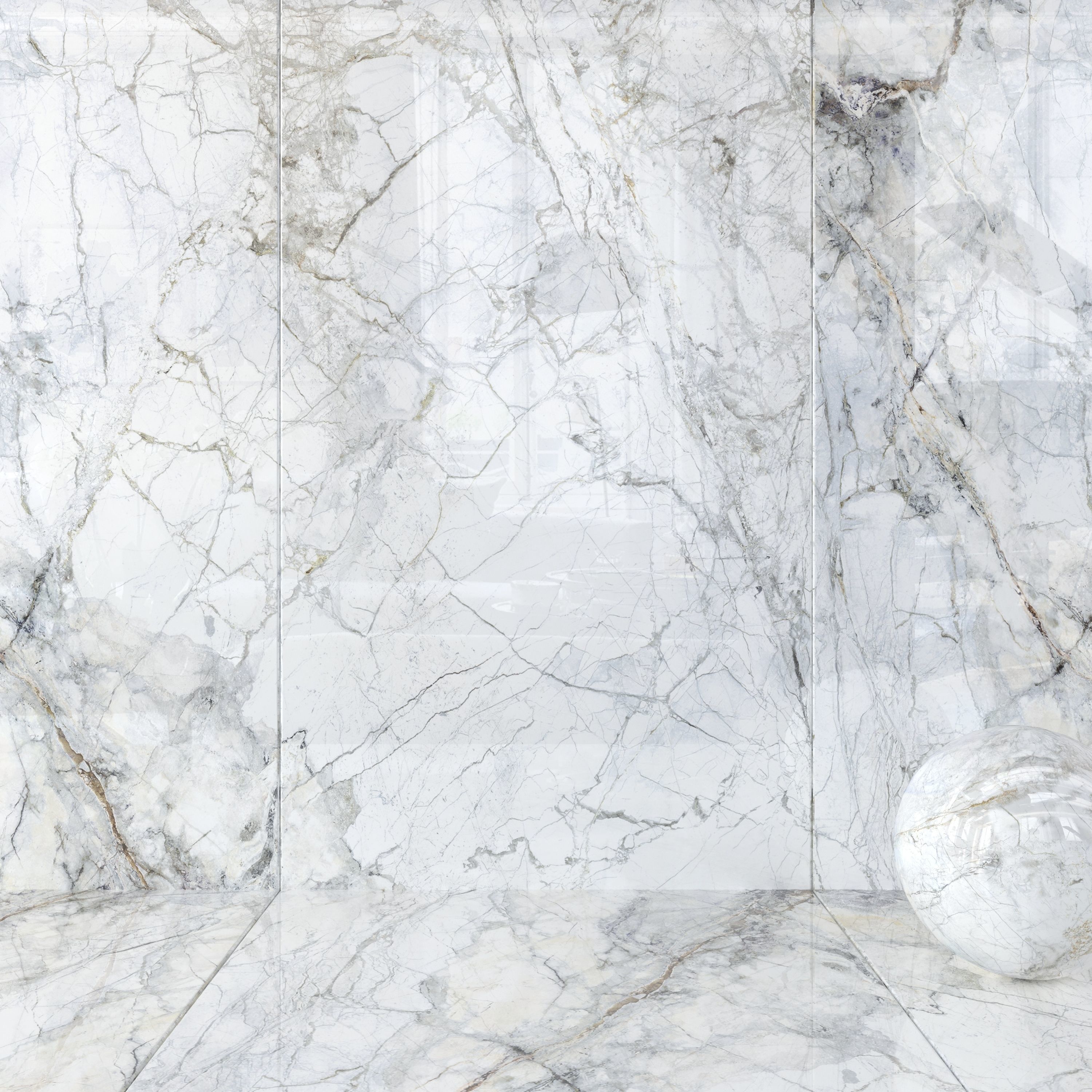 Wall Tiles Museum Supreme White 160x320 Set 3 Texture MAX FBX