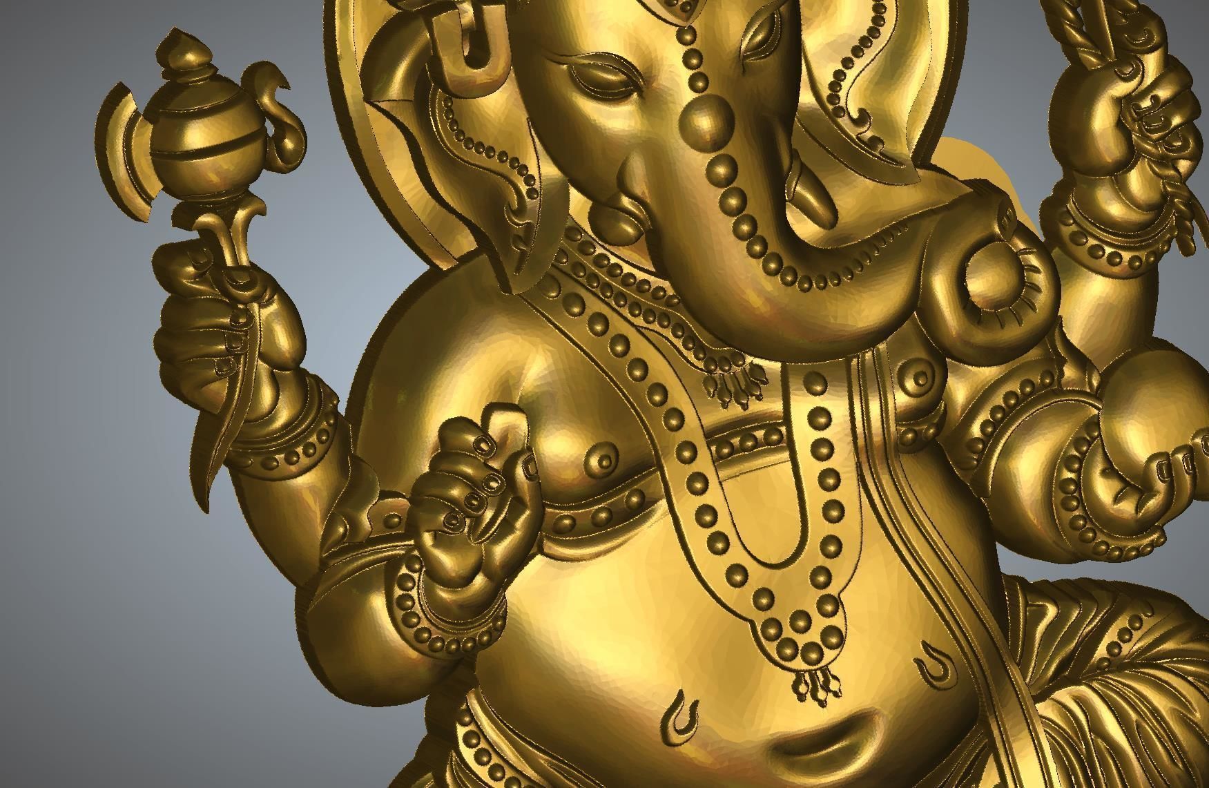 Ganesh ji 3D model 3D printable | CGTrader
