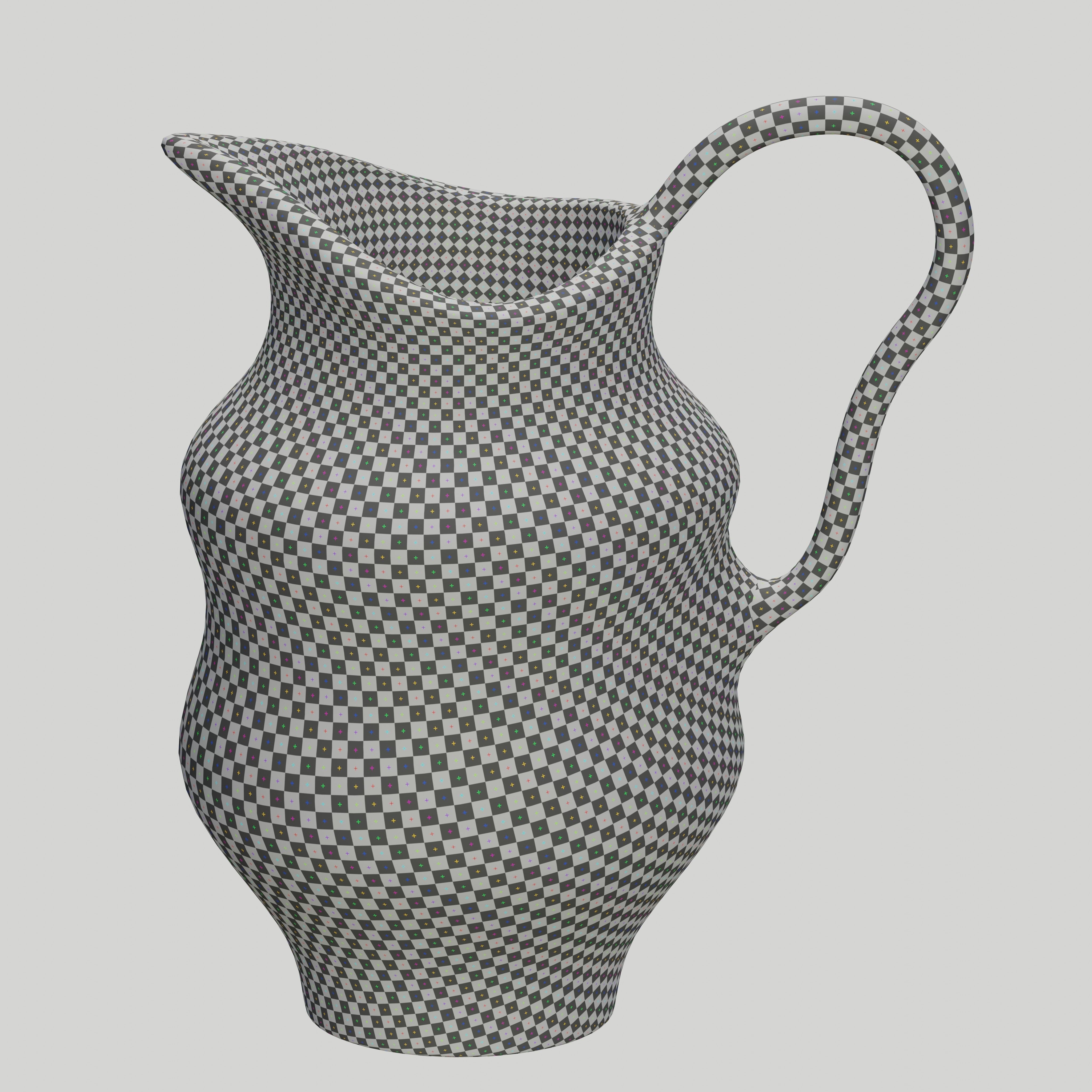3D model Colored pitcher VR / AR / low-poly | CGTrader