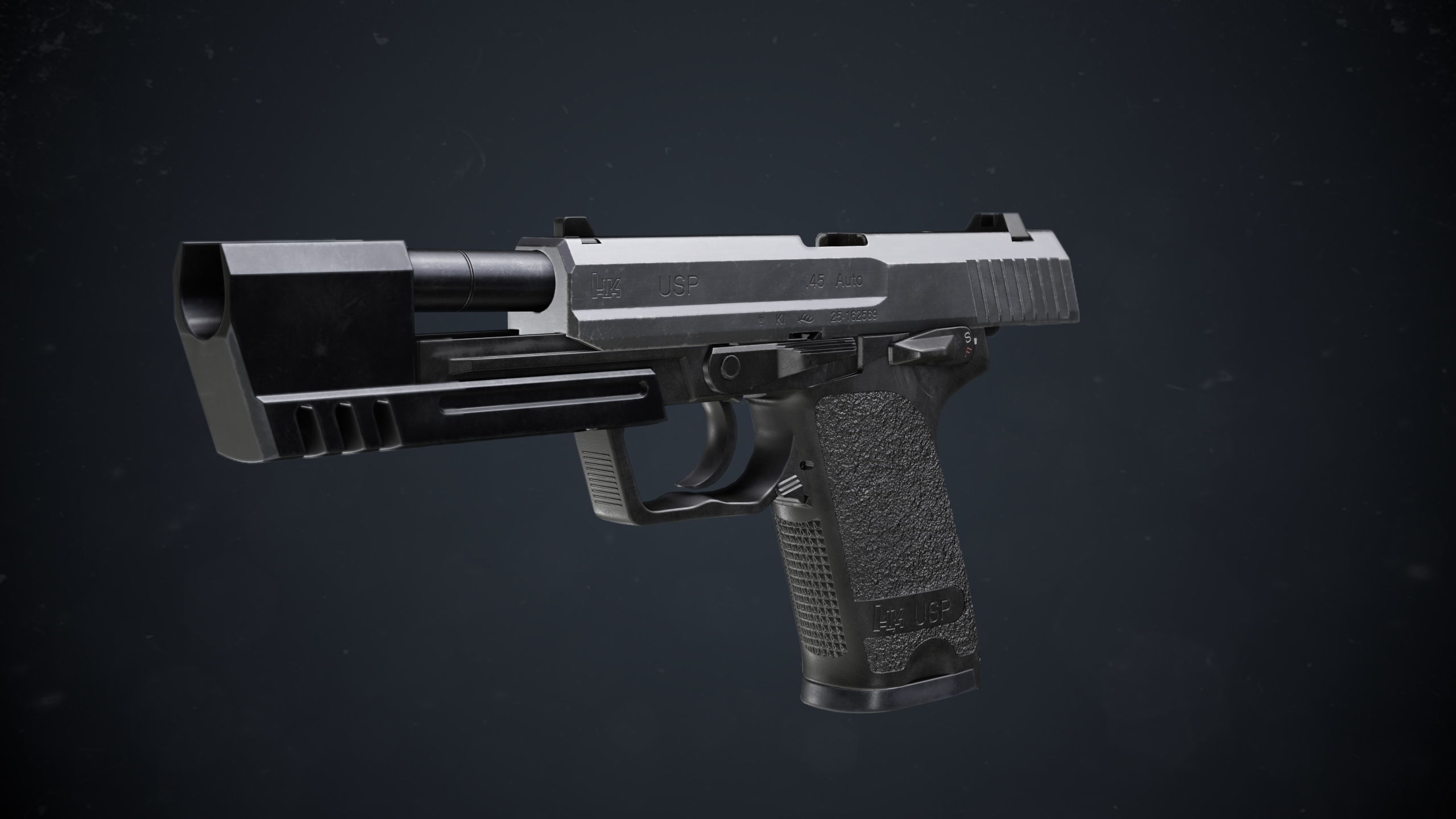 3D model Heckler and Koch USP Match VR / AR / low-poly | CGTrader