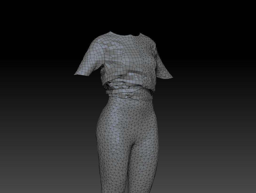 Low-poly clothes free 3D model | CGTrader