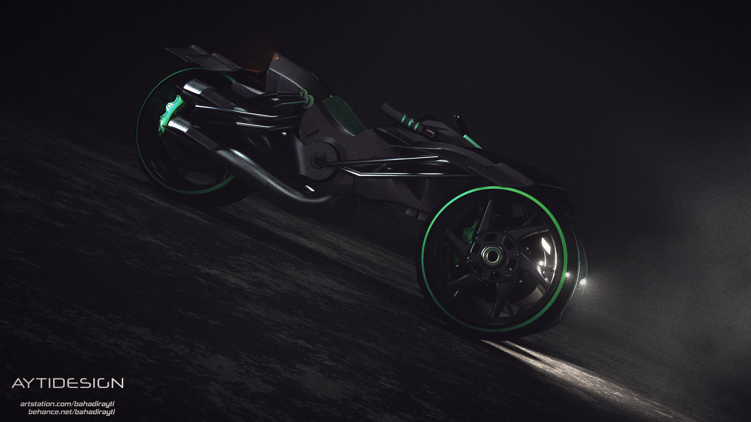 Cyberpunk Concept Motorcycle 3D model | CGTrader