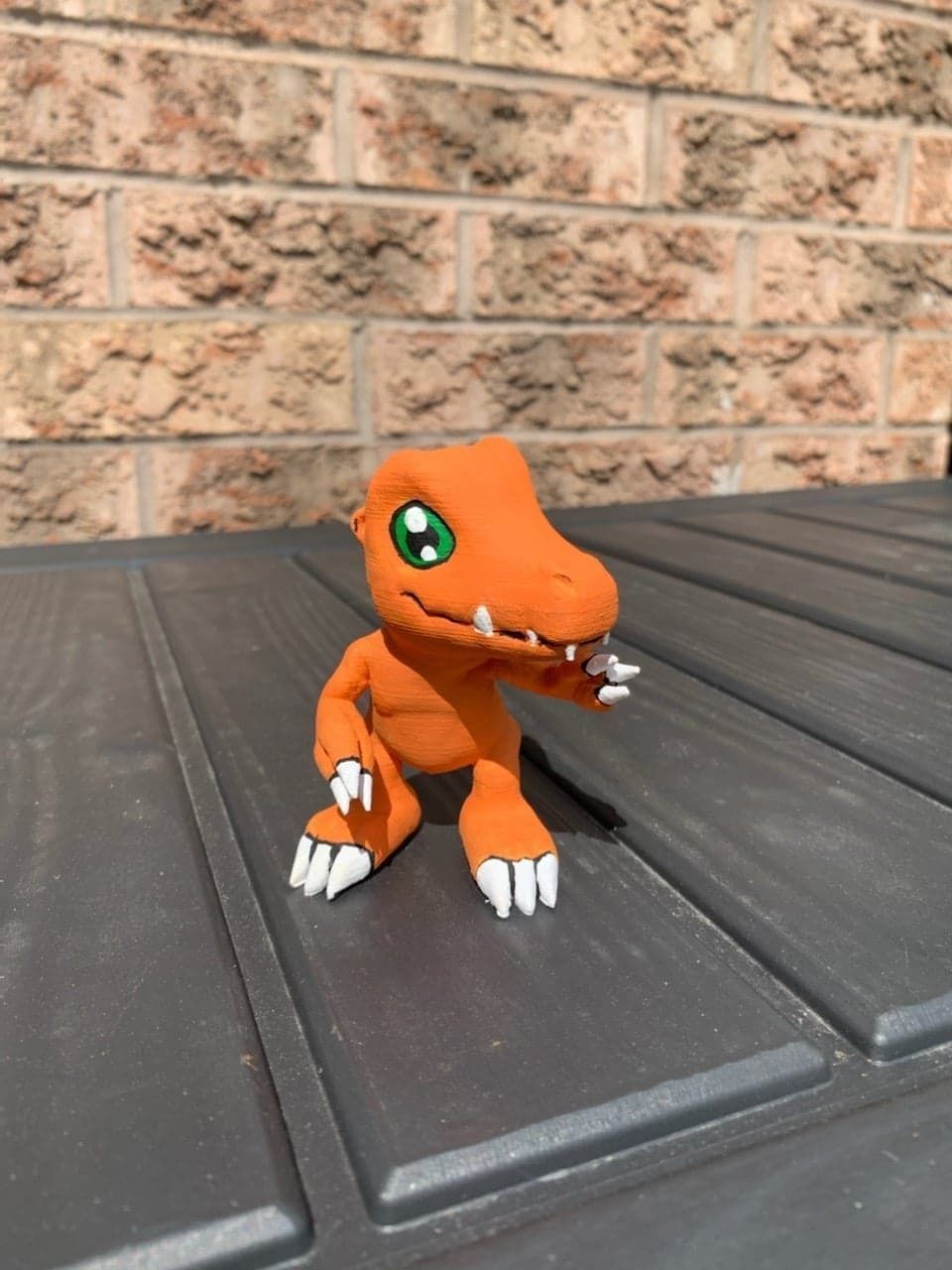 Agumon Digimon 3D Printable Figurine 3D model 3D printable rigged ...
