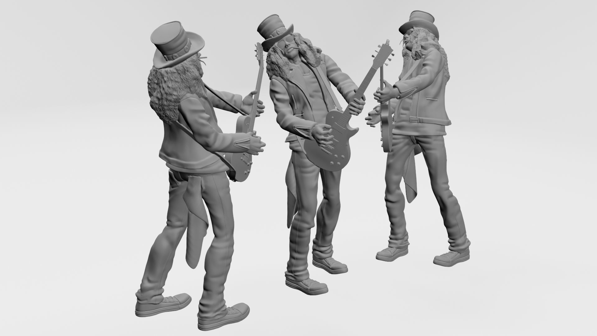 Saul Hudson - Slash - 3d printable 3D model 3D printable | CGTrader