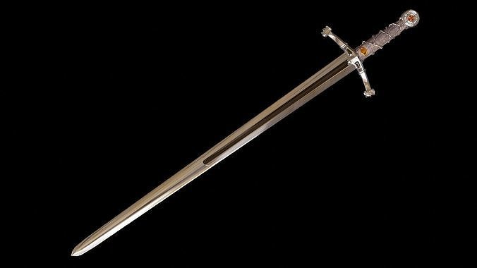 Longsword Medieval Type XVIa 3D model | CGTrader