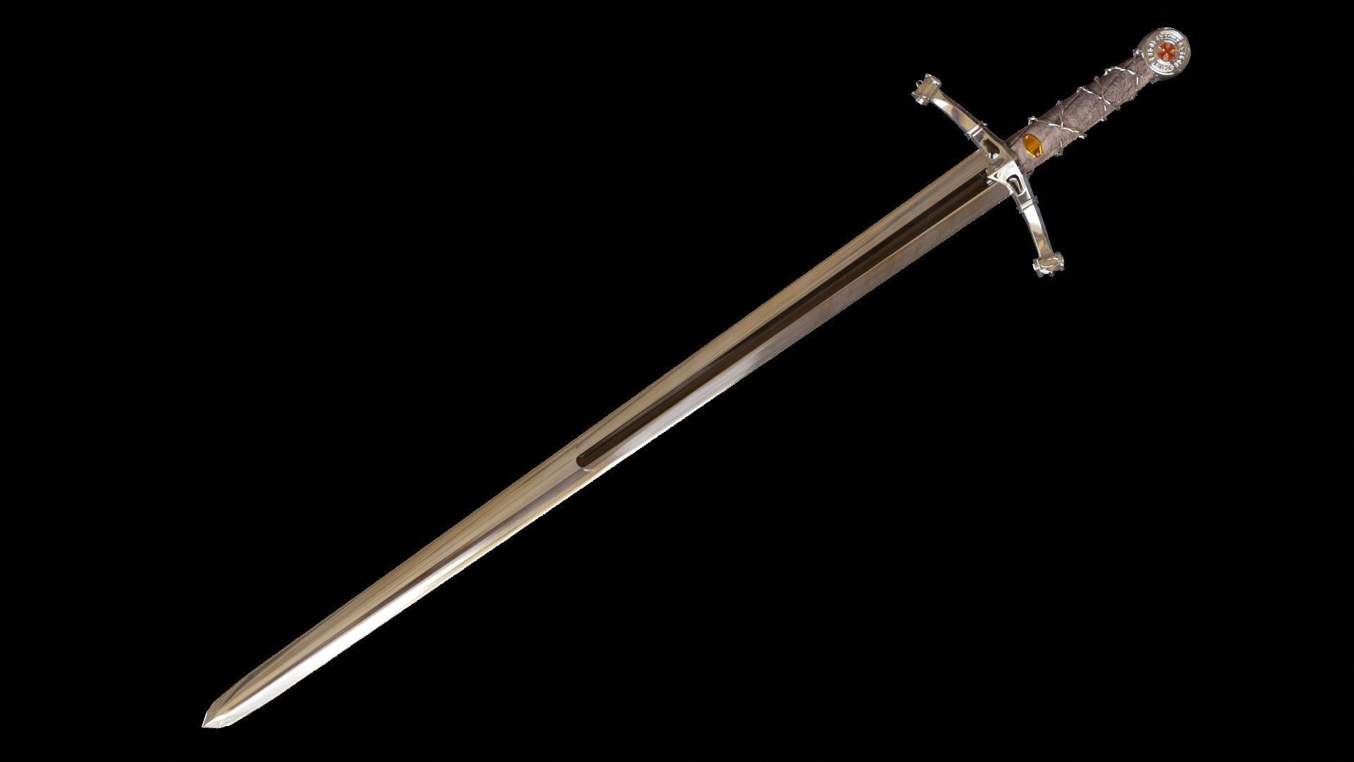 Longsword Medieval Type XVIa 3D model | CGTrader
