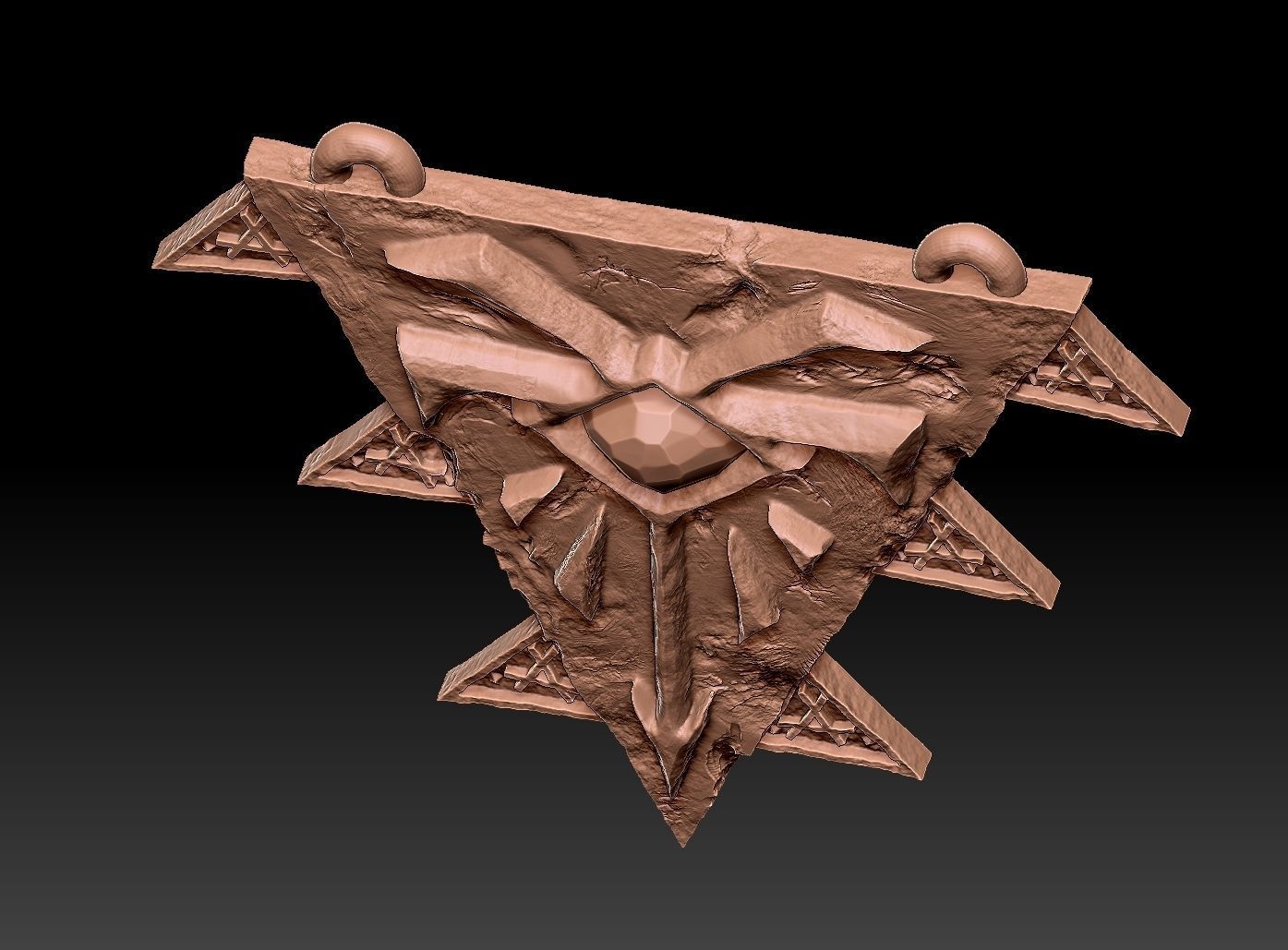 GREY SEER SKAVEN AMULET 3D model 3D printable | CGTrader