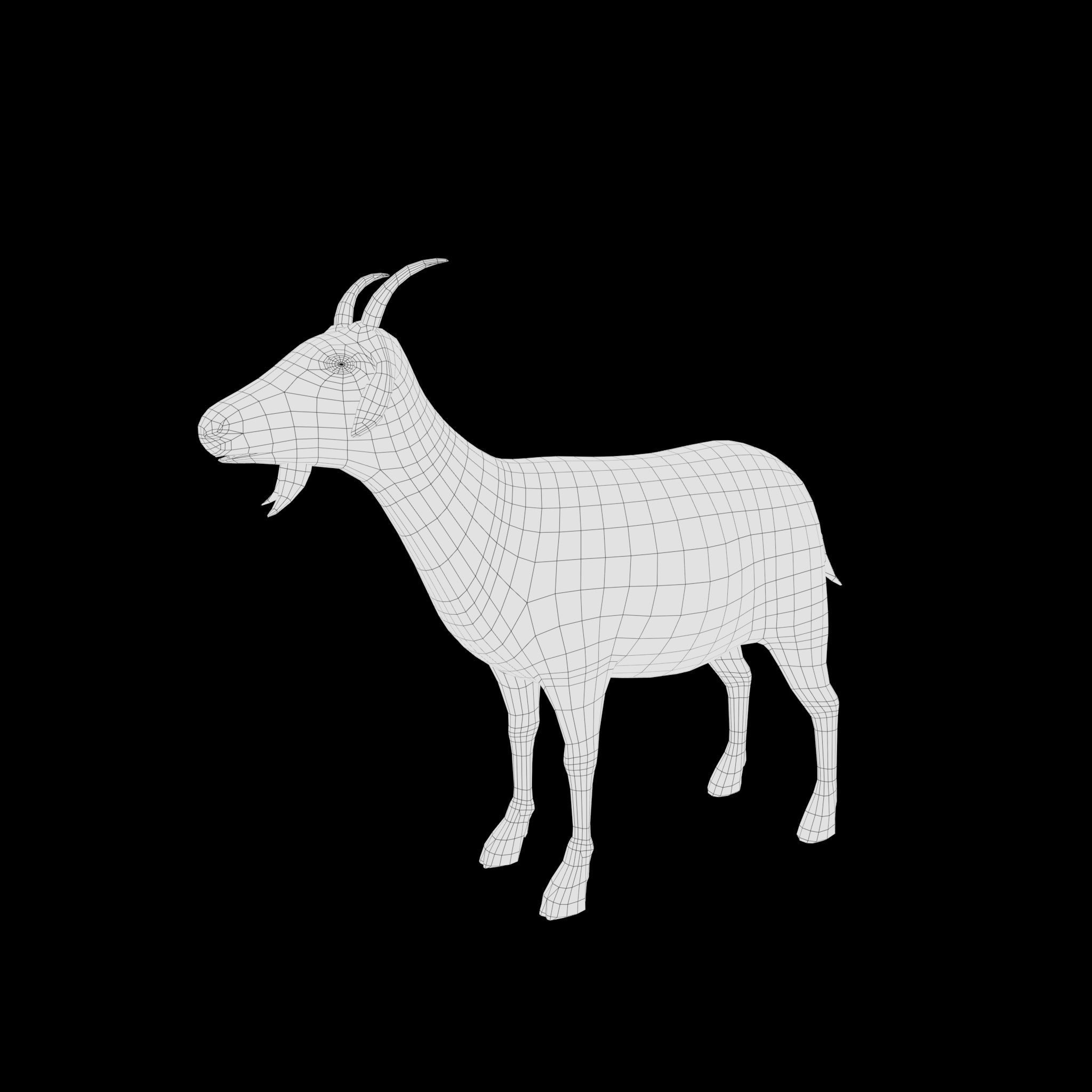 3D model 3d Goat VR / AR / low-poly | CGTrader