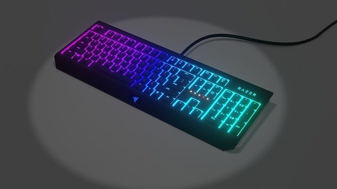 Razer RGB Gaming keyboard 3D model | CGTrader