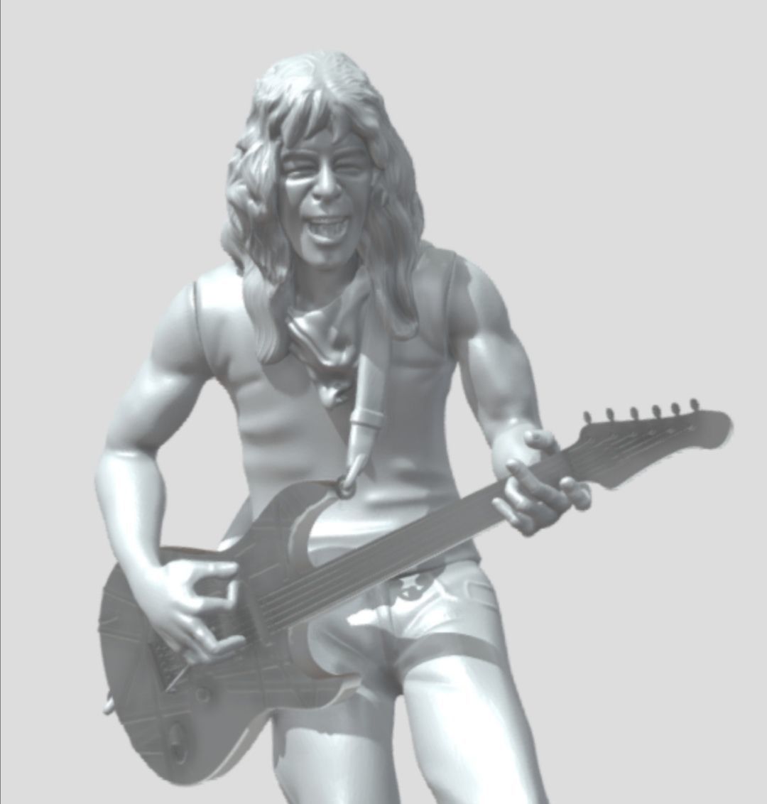 Eddie Van Halen - 3Dprintable 3D model 3D printable | CGTrader