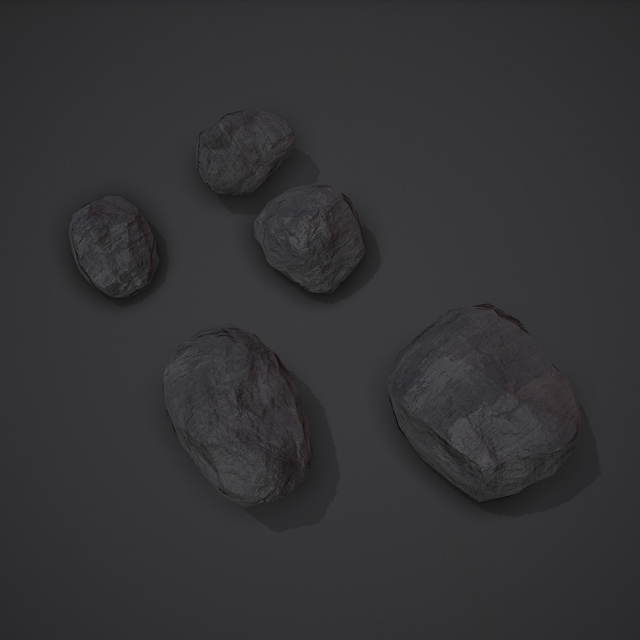 3D model Black Coal VR / AR / low-poly | CGTrader