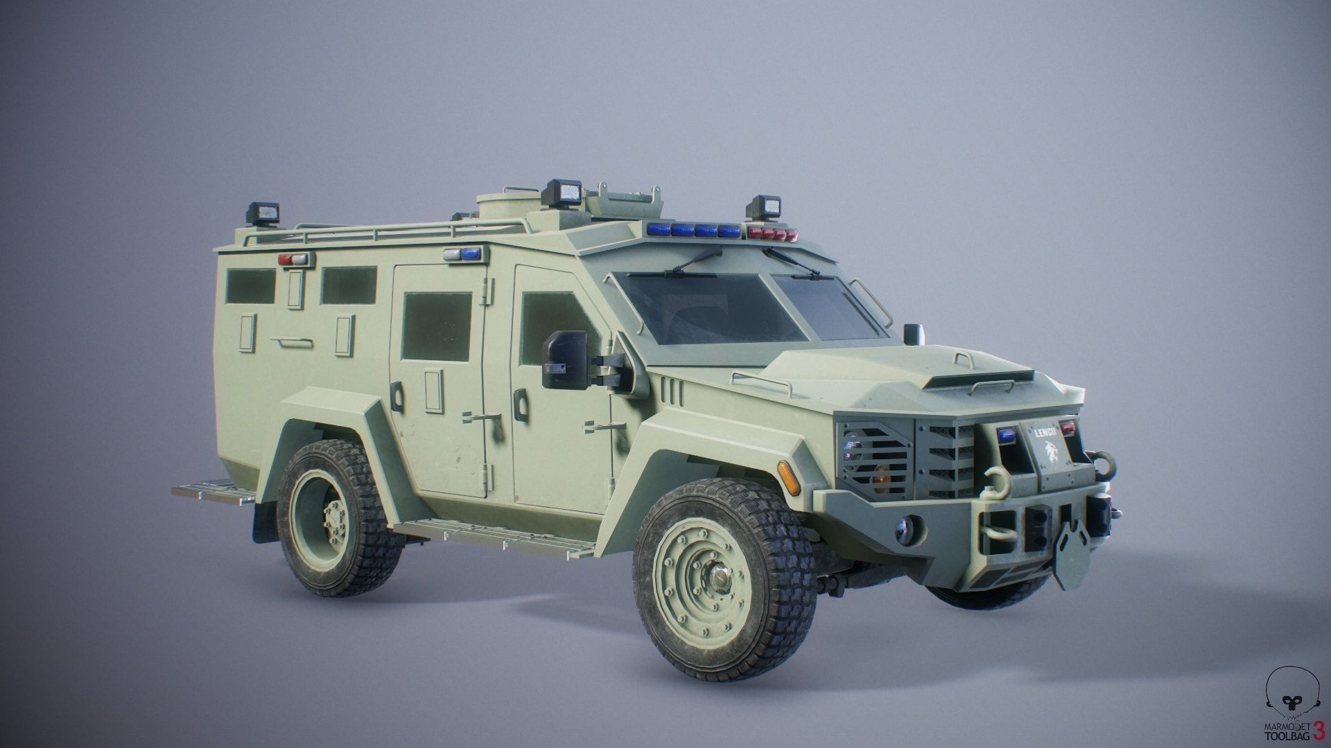 3D model Lenco Bear G3 VR / AR / low-poly | CGTrader