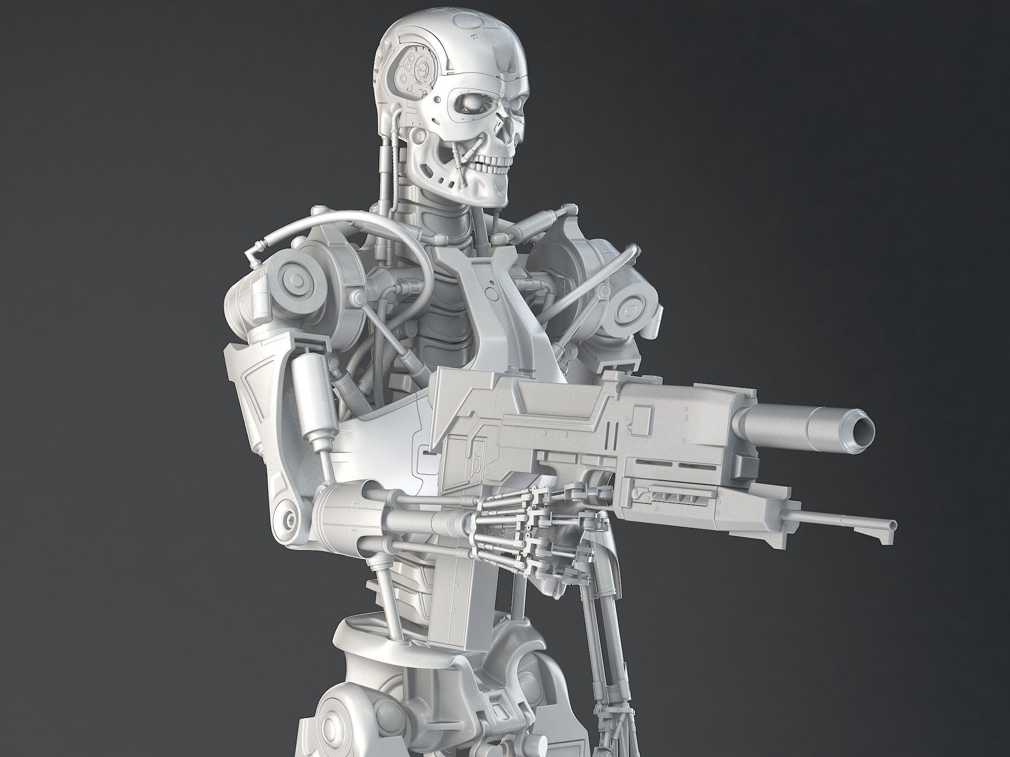 Terminator T-800 3D model rigged | CGTrader
