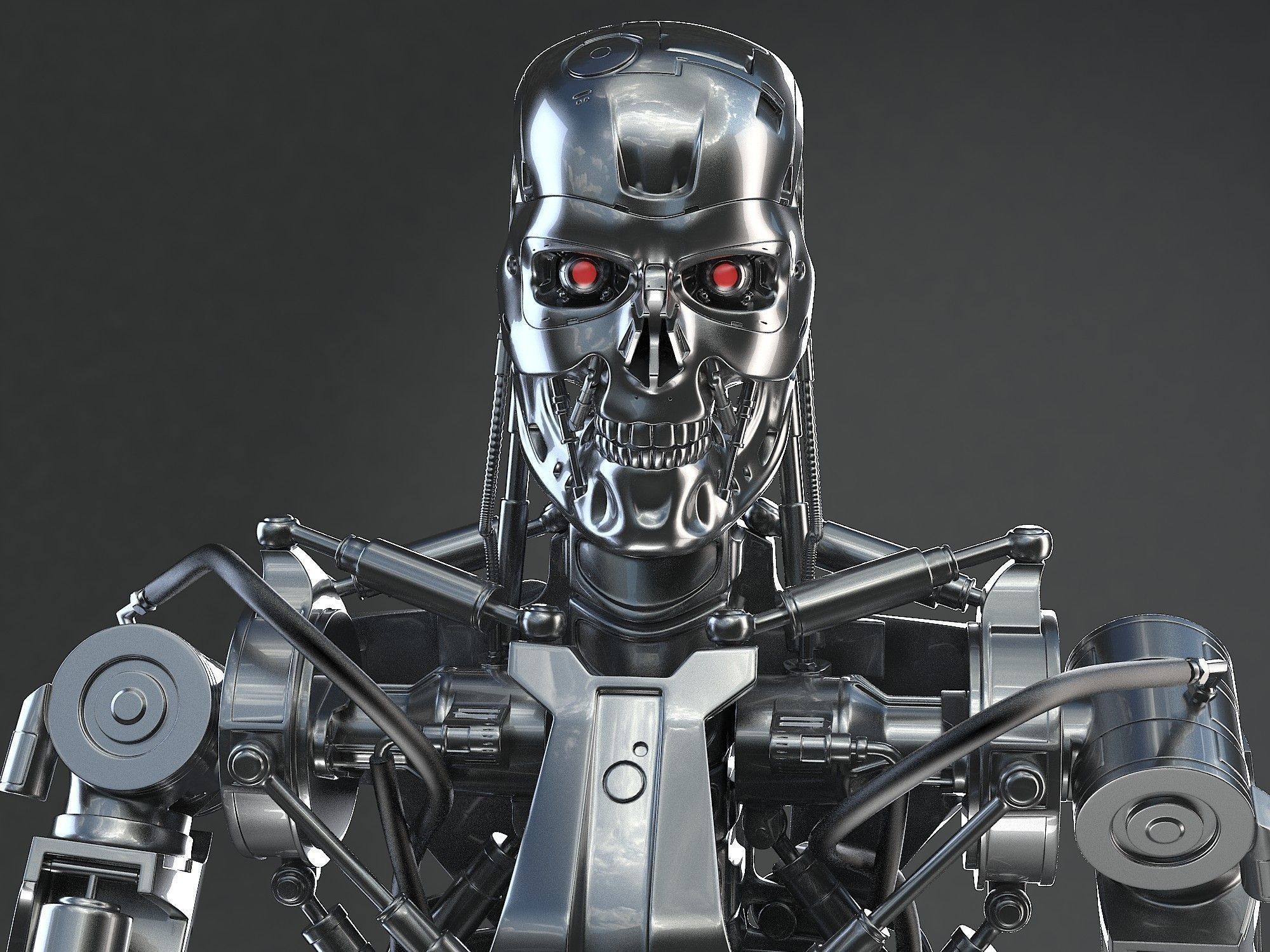 Terminator T-800 3D model rigged | CGTrader