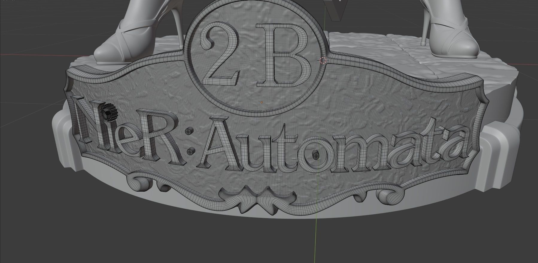 Nier Automata - 2B Kaine suit 3D model 3D printable | CGTrader