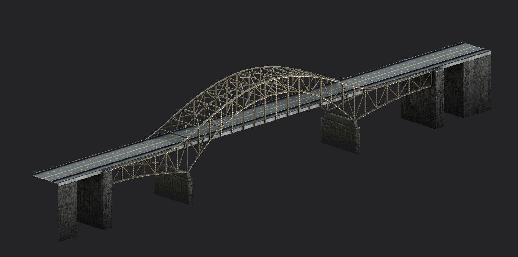 3D model Senator George Sellar Bridge VR / AR / low-poly | CGTrader