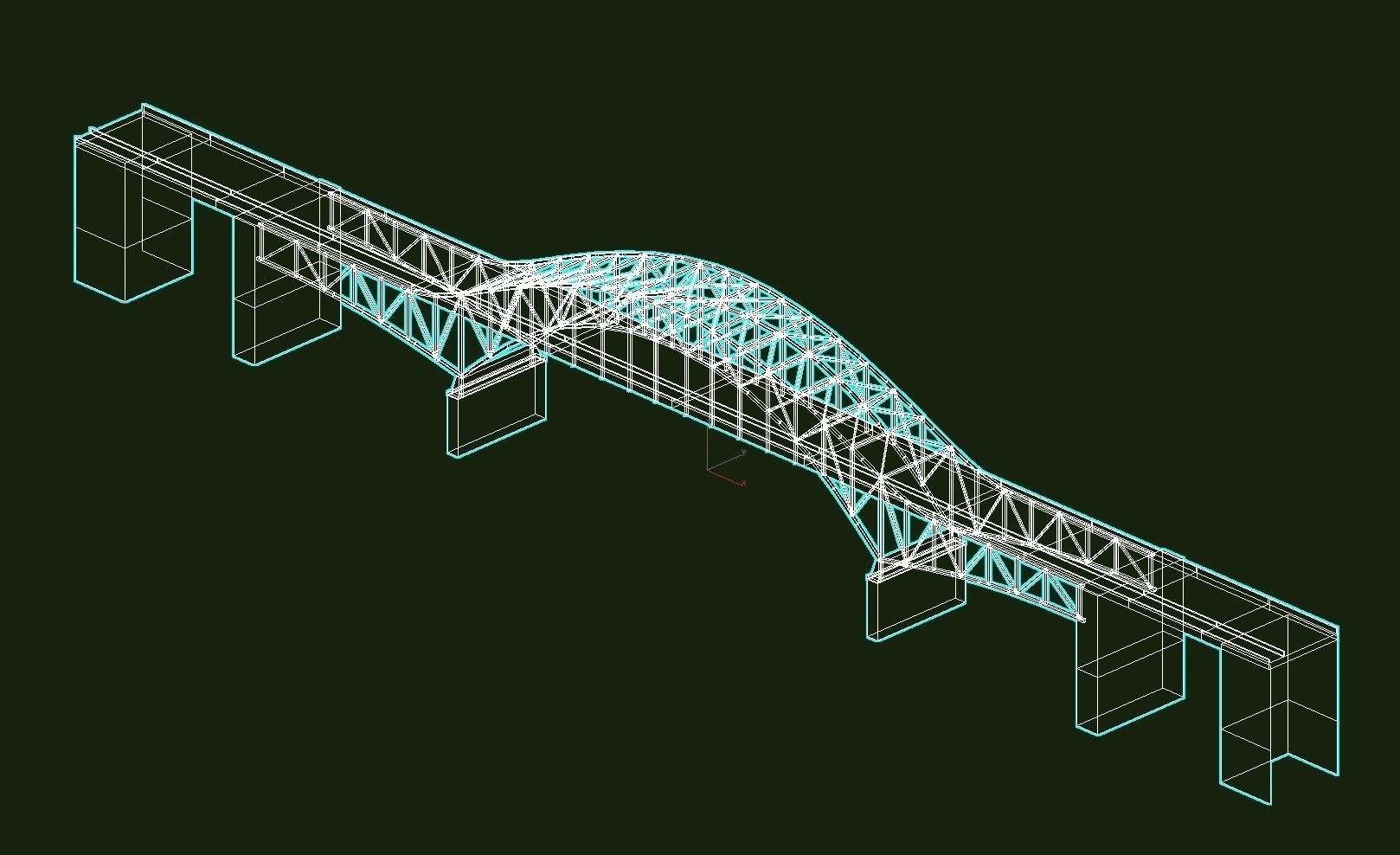 3D model Senator George Sellar Bridge VR / AR / low-poly | CGTrader