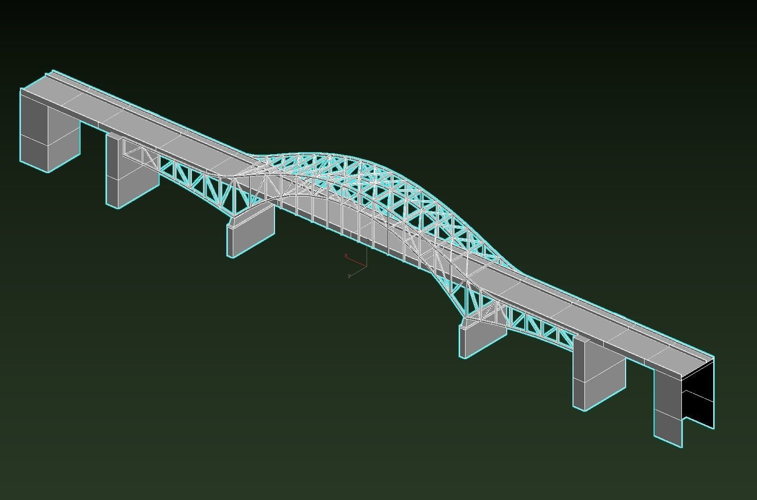 3D model Senator George Sellar Bridge VR / AR / low-poly | CGTrader