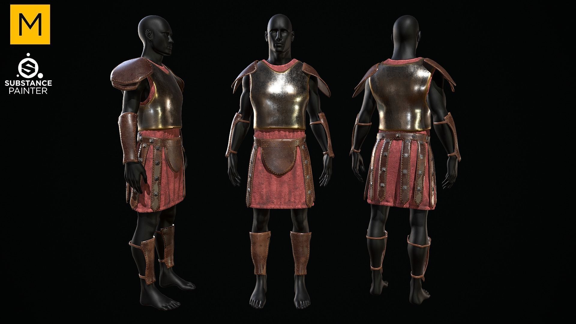 3D model Medieval Armor VR / AR / low-poly | CGTrader