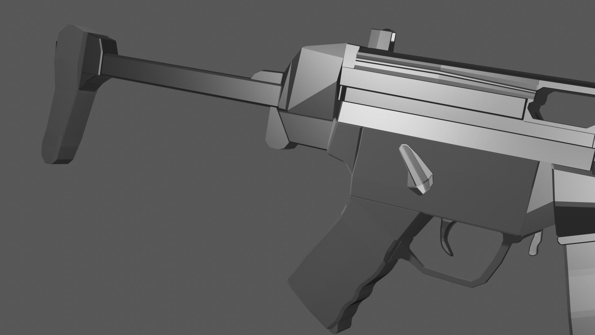 Mp5-LowPoly free VR / AR / low-poly 3D model | CGTrader