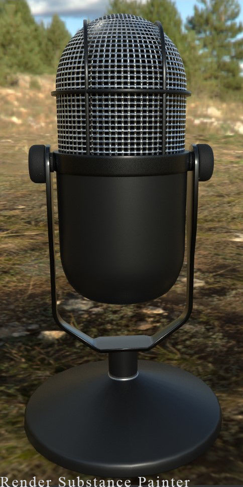 Microphone Thronmax MDrill Dome Plus free VR / AR / low-poly 3D model ...