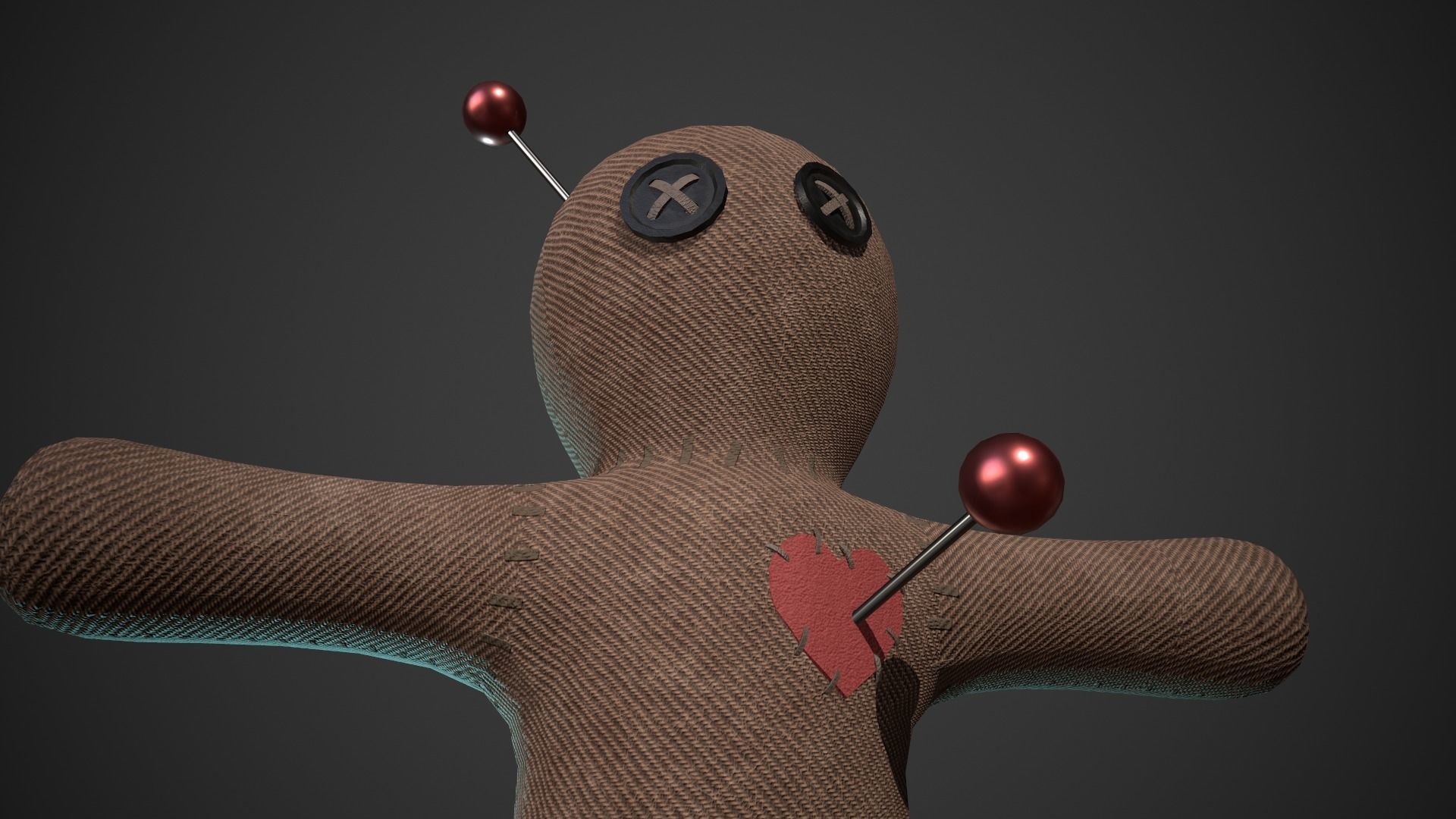 3D model Voodoo Doll VR / AR / low-poly | CGTrader