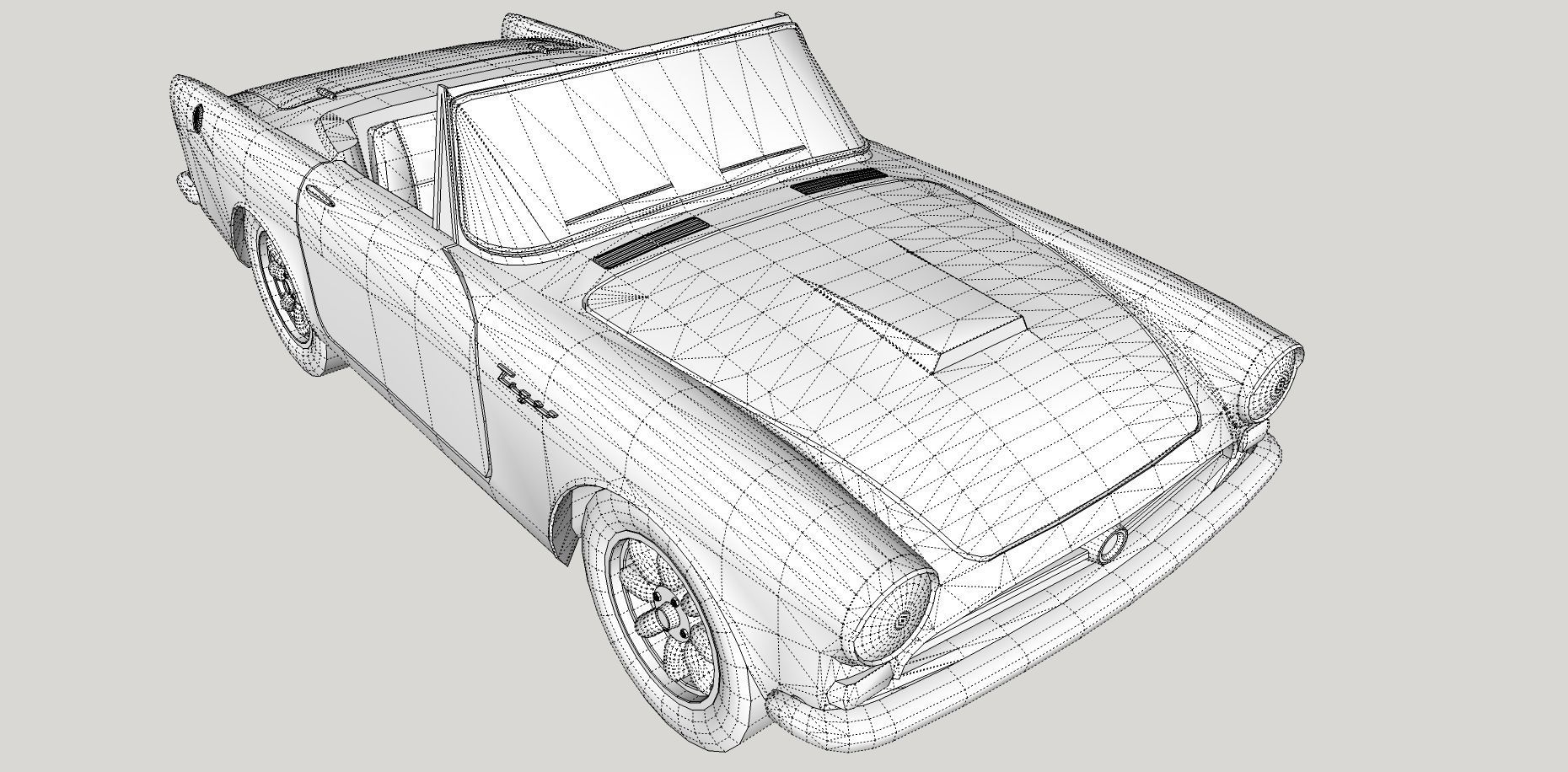 Sunbeam tiger 1966 printable model 3D model 3D printable | CGTrader