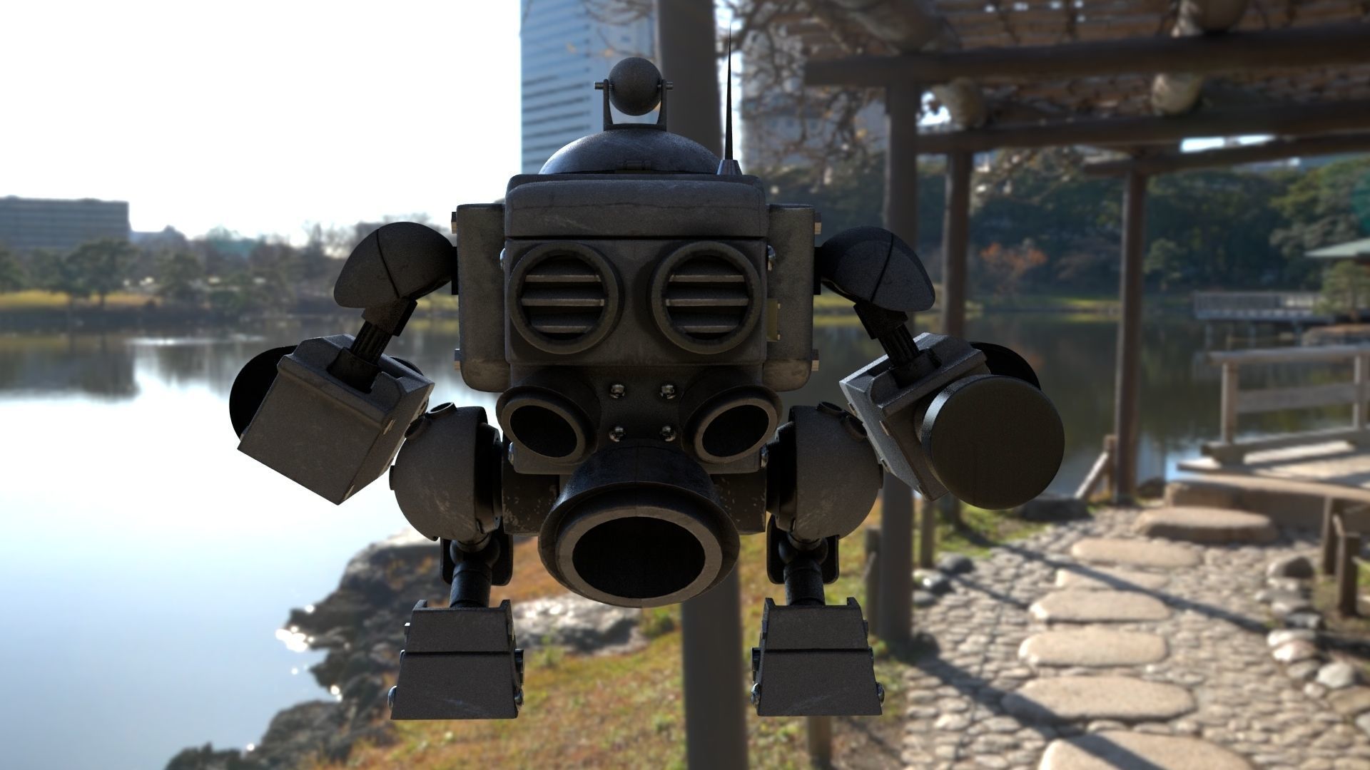 Metal Slug 5 Slug Gunner 3D model animated rigged | CGTrader