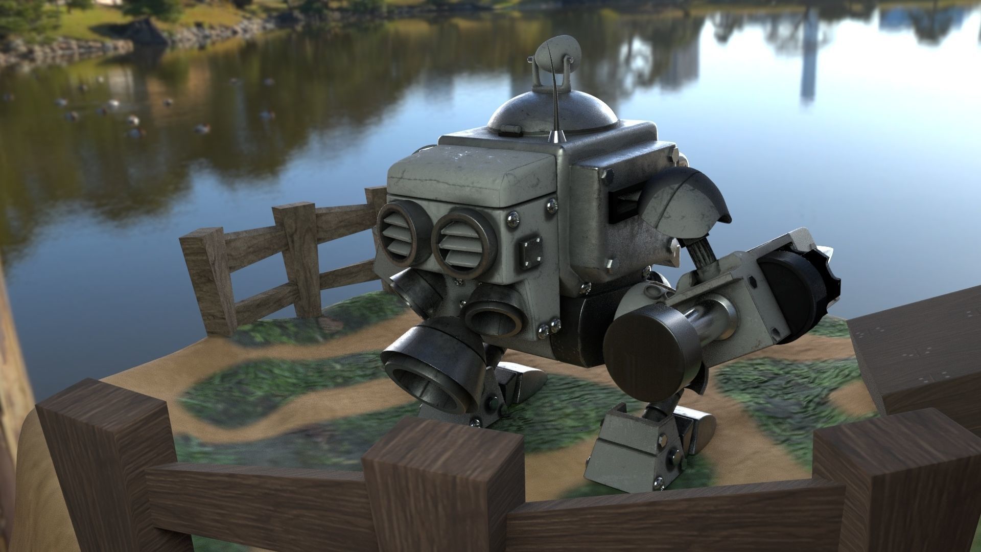 Metal Slug 5 Slug Gunner 3D model animated rigged | CGTrader