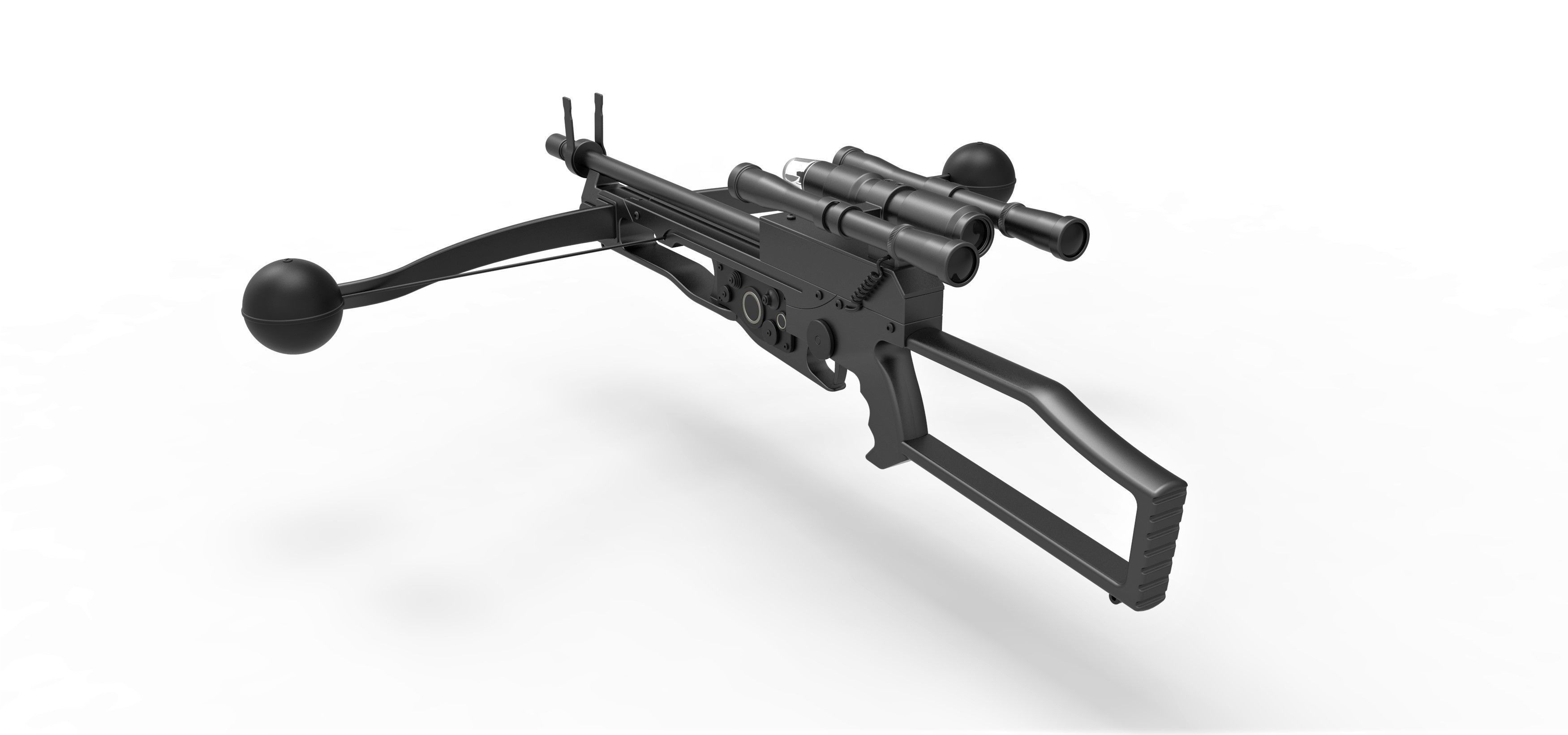 Chewbacca bowcaster from Star Wars The Force Awakens 2015 3D model ...